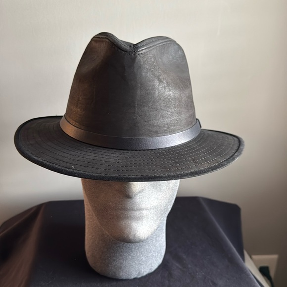 Byrnes & Baker | Accessories | Vintage Mens Leather Hat Byrnes Baker ...